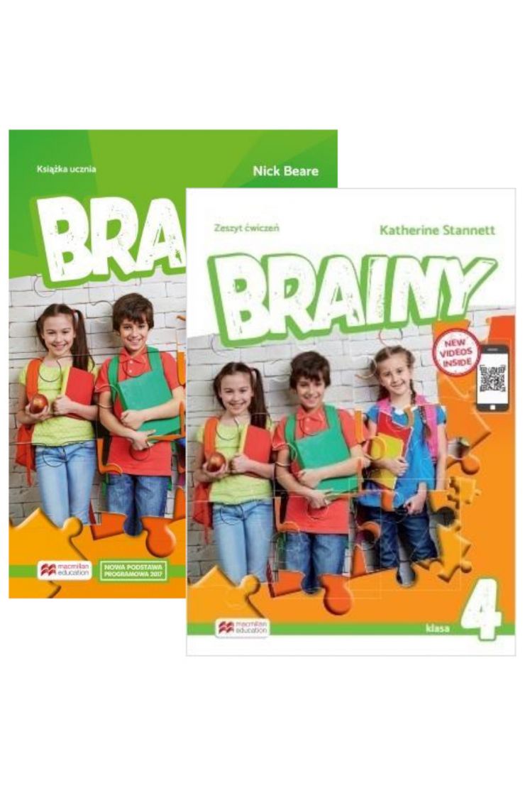 Pakiet Brainy. Klasa 4. Książka ucznia oraz zeszyt ćwiczeń. Język ...